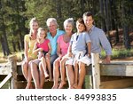 Happy Extended Family Isolated On White Free Stock Photo - Public ...
