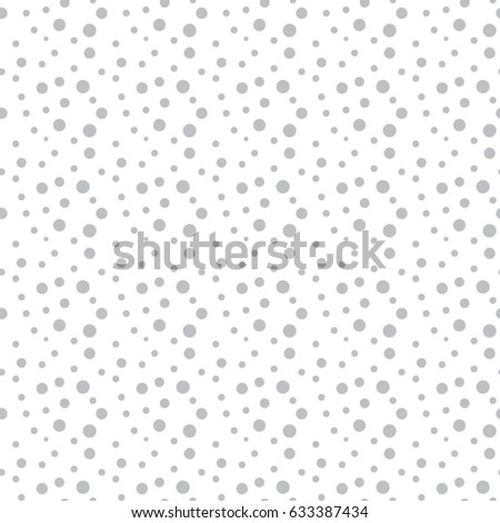 Vector Grey Dot Pattern Geometric Background Stock Vector 633387434 ...