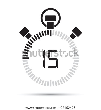 60 Second Timer Stock Vector 402152455 Shutterstock