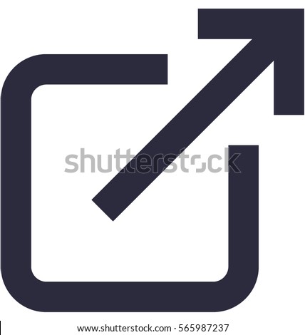 Maximize Vector Icon Image vectorielle de stock (libre de droits) de ...