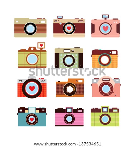Camera Vector - 137534651 : Shutterstock | Vetores, Câmera, Ilustrações