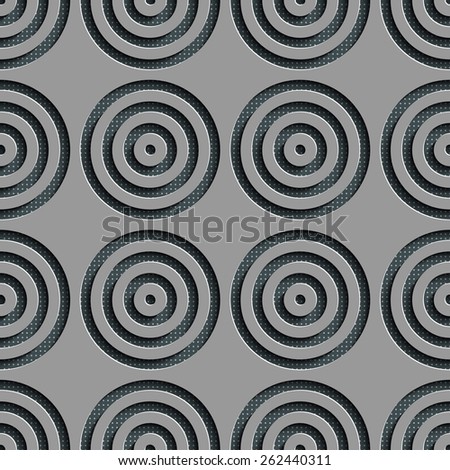 Seamless Circle Pattern Vector Abstract Background Stock Vector ...