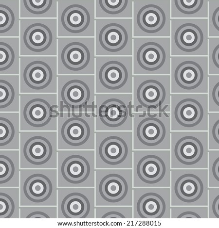 Seamless Circle Pattern Vector Abstract Background Stock Vector ...